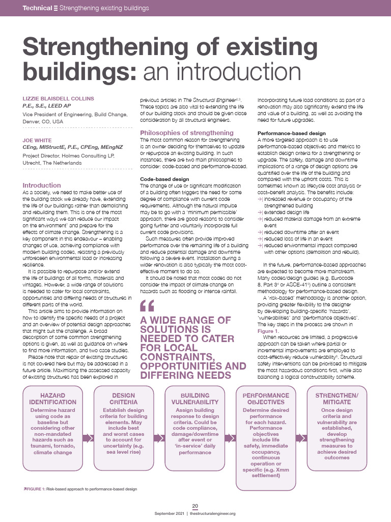 Strengthening of Existing Buildings An Introduction | Download Free PDF ...