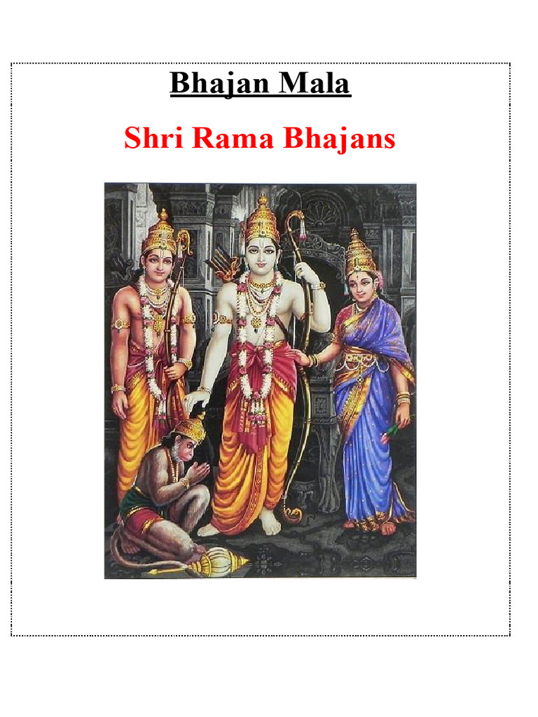 Rama Bhajans | PDF | Rama | Sita