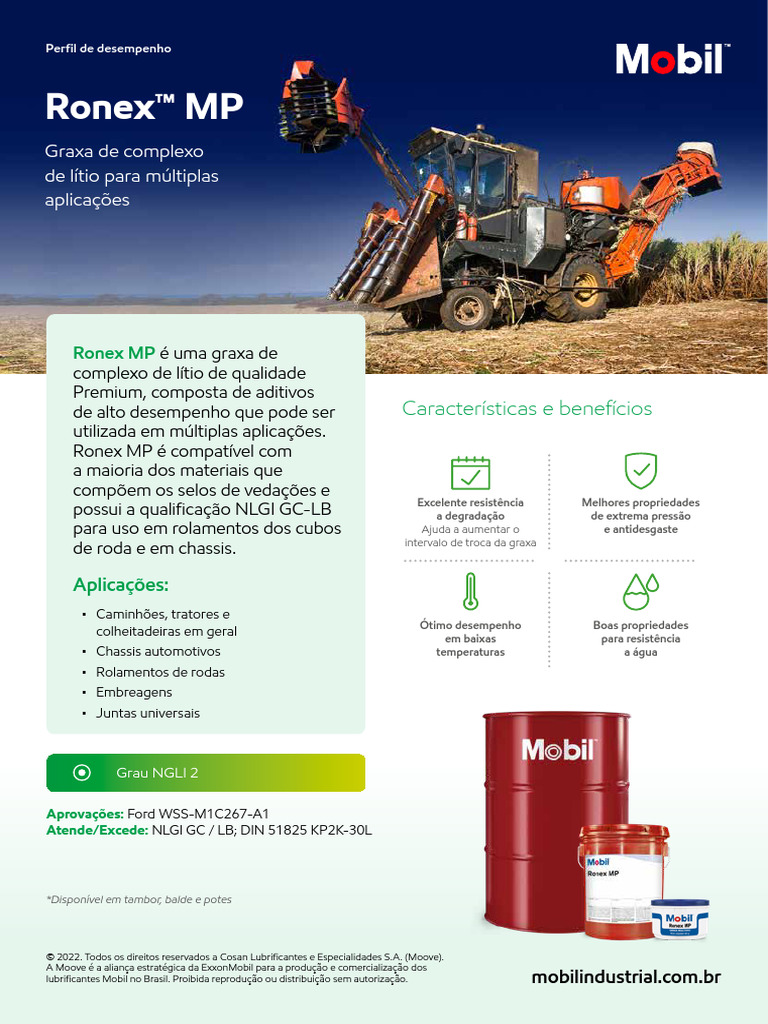 Lamina Mobil Ronex (TM) MP | PDF