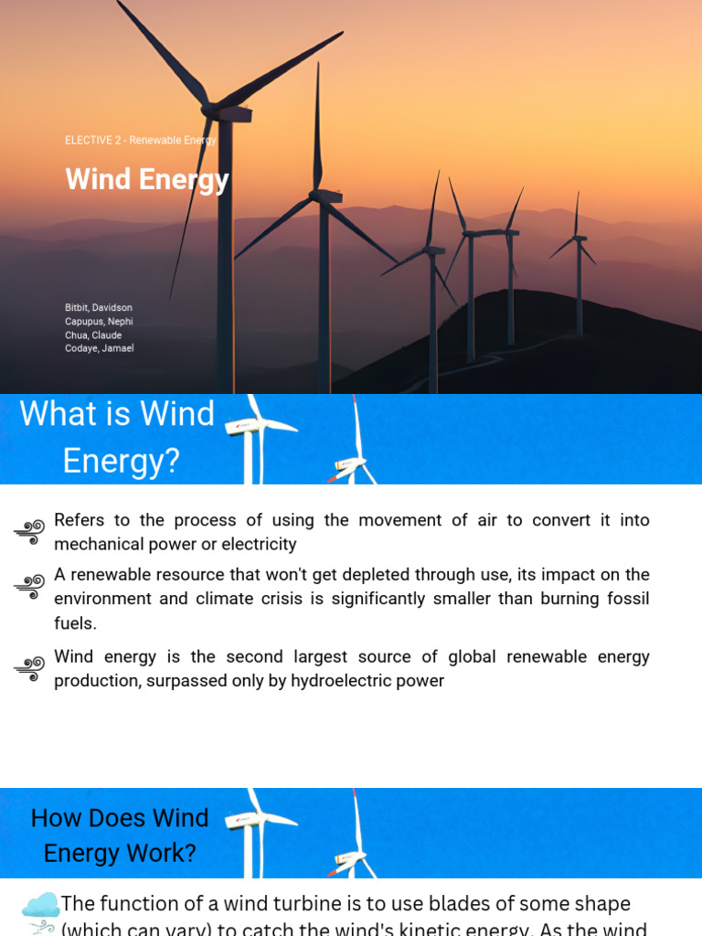 Group 2 - Wind Power | PDF | Wind Turbine | Wind Power