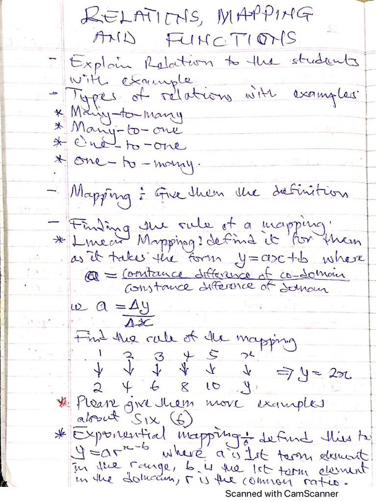 Relations & Functions | PDF