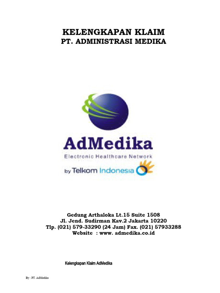 Buku Kelengkapan Klaim AdMedika | PDF