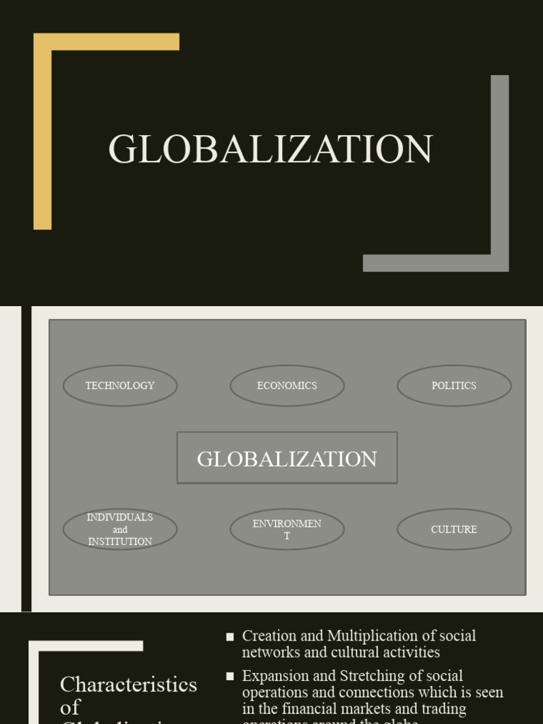 Globalization | PDF | Globalization | Institution