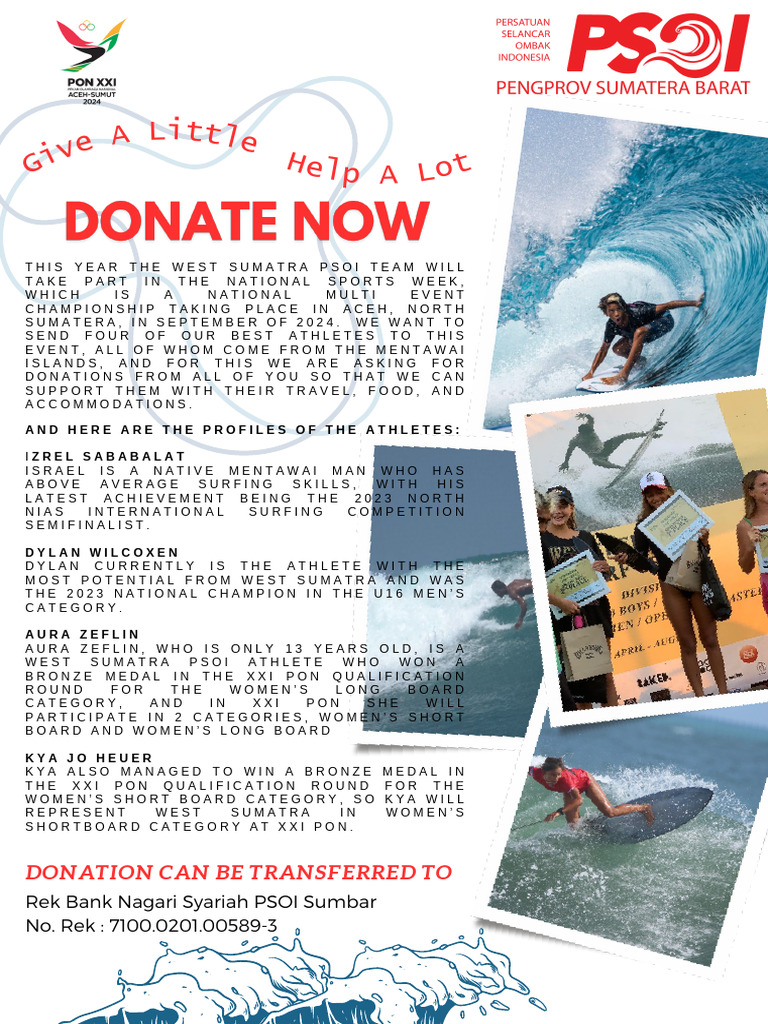 Flyer Donasi PSOI Rekening | PDF