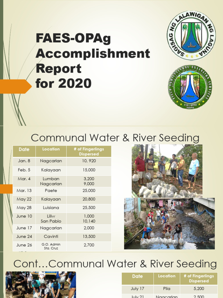 2020 FAES-OPAg Accomplishment Report | PDF | Agriculture | Botany