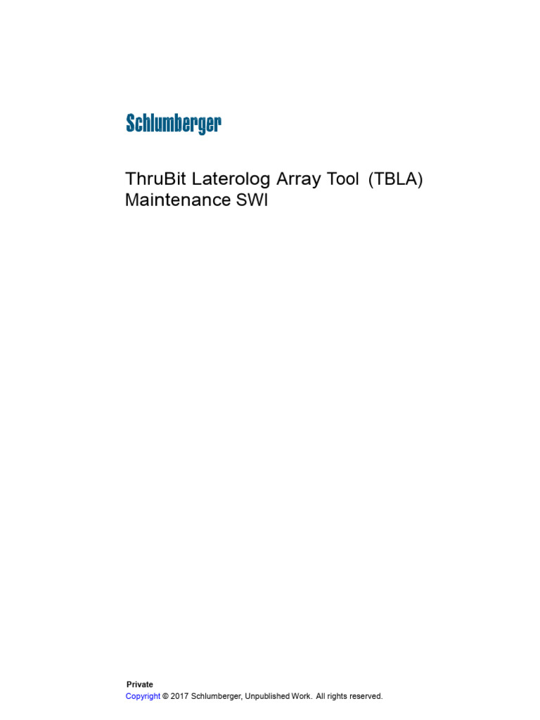 TBLA Maintenance SWI - 7675108 - 01 | PDF | Electrical Connector | Screw