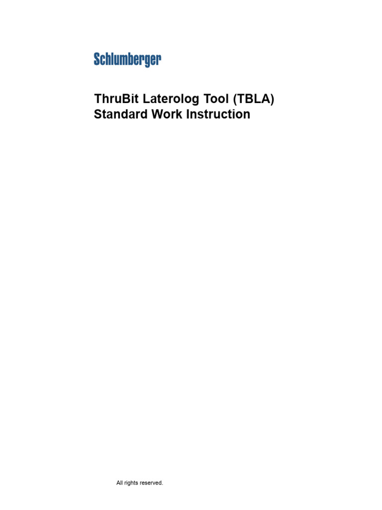 Operations TBLA SWI - 7675108 - 01 | PDF | Telemetry