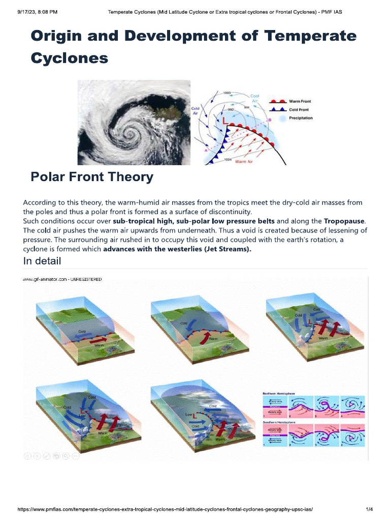 Temperate Cyclone | PDF
