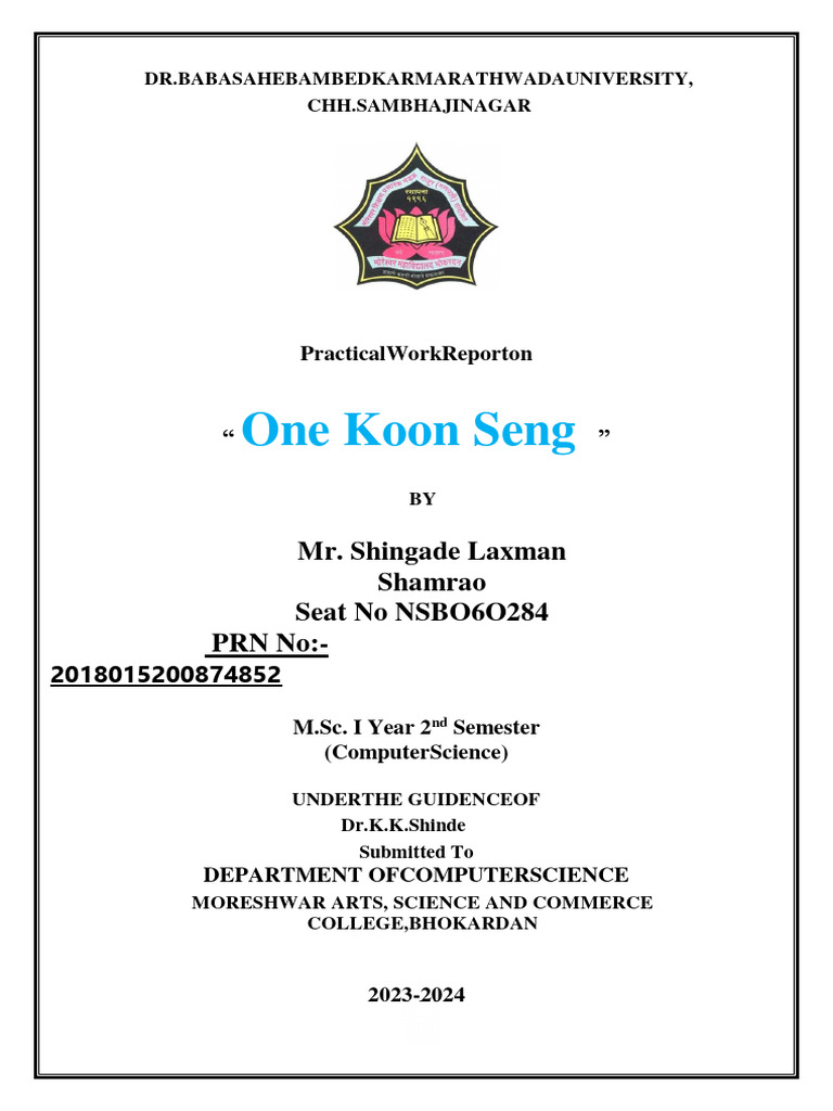 Project Ong Koon Seng Final Report-Signed Pro LAXMAN | PDF | Biometrics ...