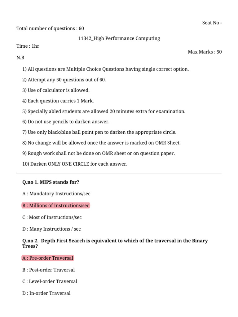 HPC Final Merged | PDF | Parallel Computing | Process (Computing) HPC Final Merged | PDF | Parallel Computing | Process (Computing)