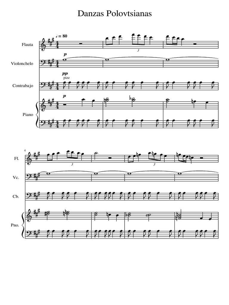 Danzas Polovtsianas Sheet Music | PDF