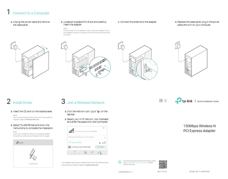 TL-WN781ND (Eu) V3 Qig | PDF | Computing | Software