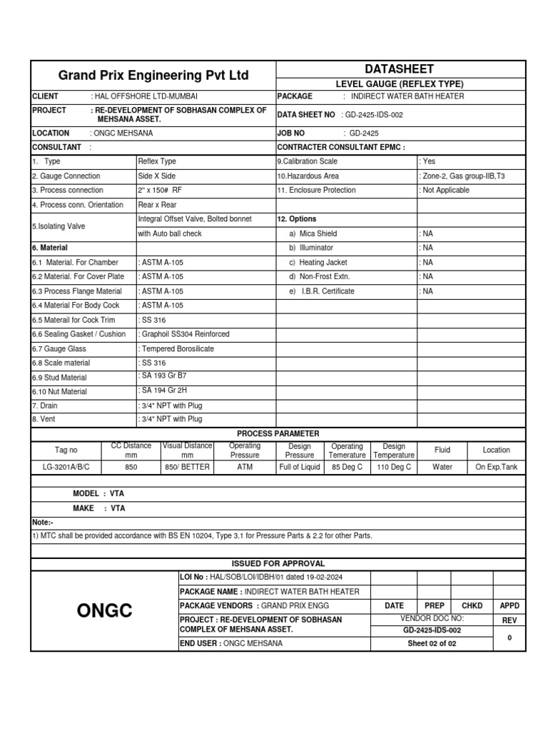 GD 2425 Ids 002 | PDF | Valve | Mechanical Engineering