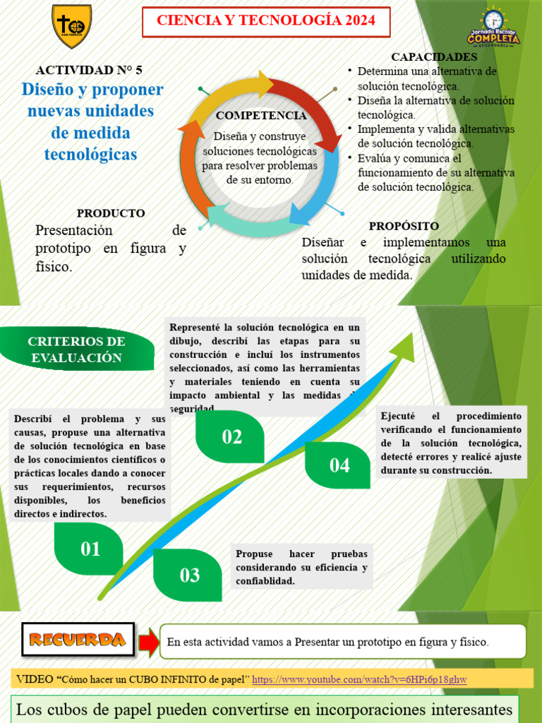 P.A. 1 SESION 5 TCY - 5to | PDF | Evaluación