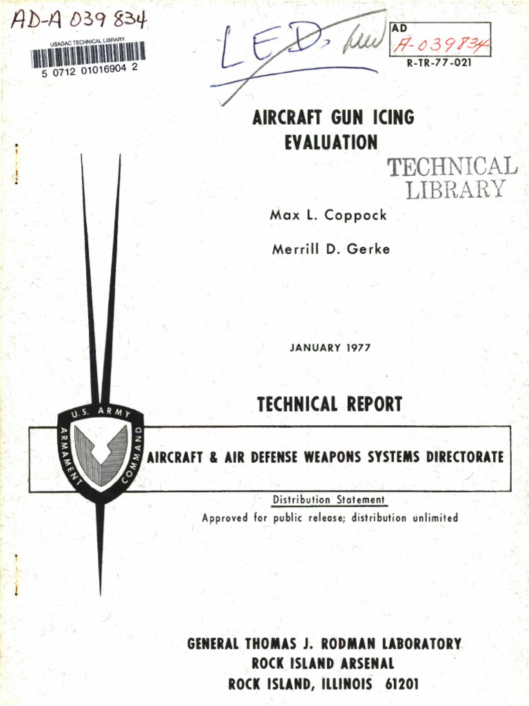 Aircraft & Air Defense Weapons Systems Directorate | PDF | Gun Barrel ...