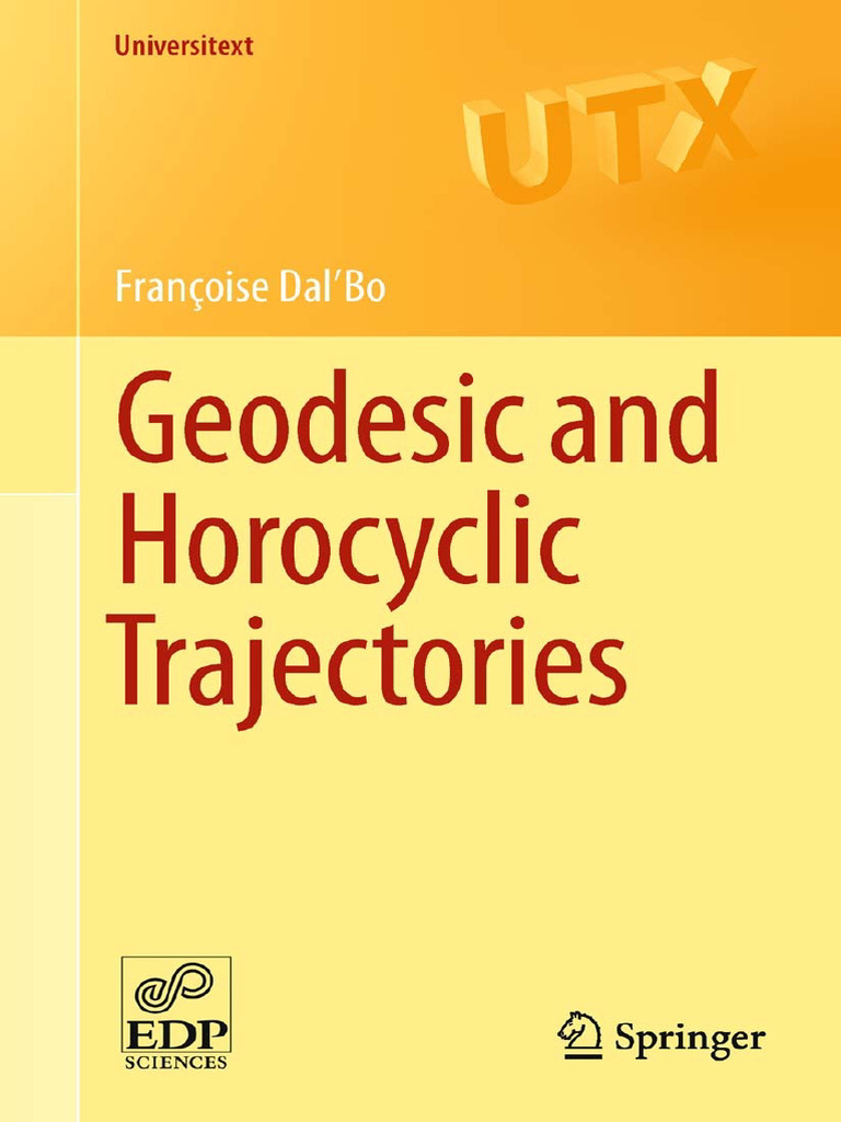 Françoise Geodesic And Horocyclic Trajectories Pdf Hyperbolic Geometry Geometry
