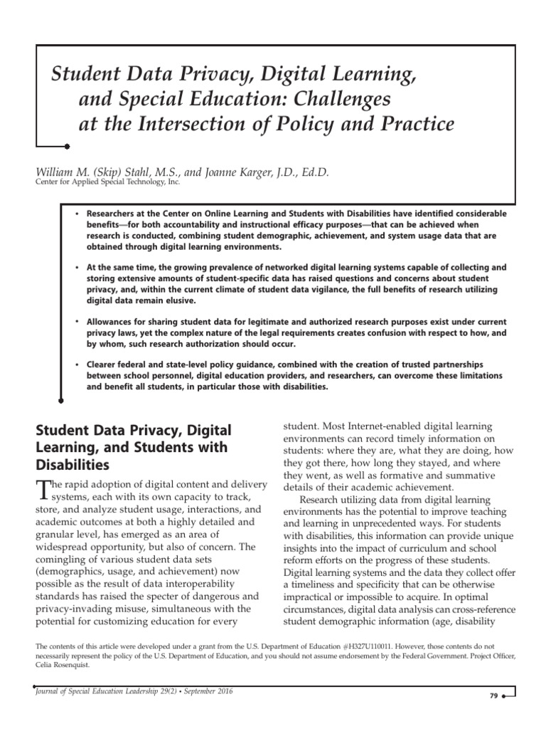 Ej 1118549 | PDF | Privacy | Educational Technology