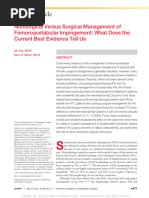 FAI Non-Operative Rehab Protocol Guide | PDF | Musculoskeletal ...