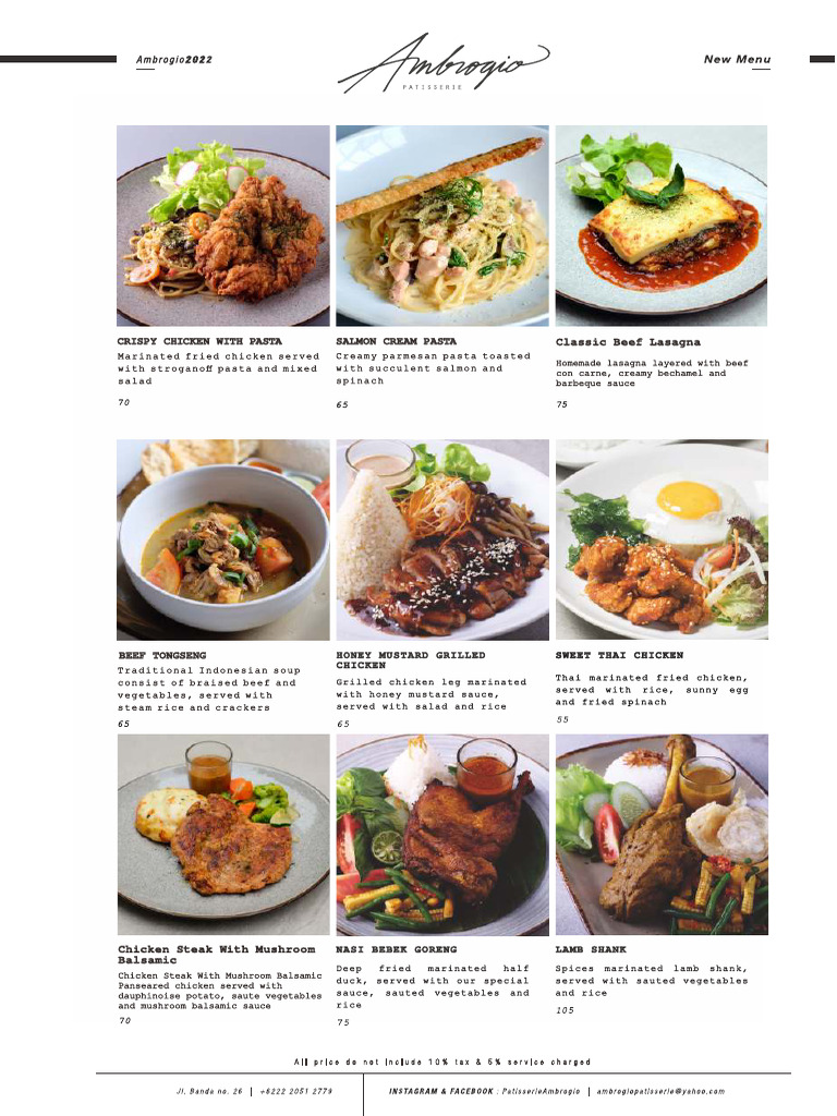 Ambrogio Menu Digital AUG 2022 | PDF
