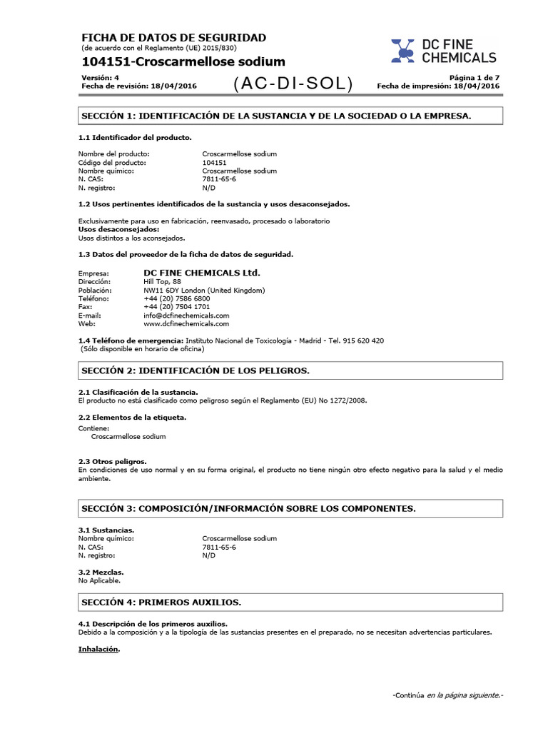 Ac Di Sol | PDF | Química