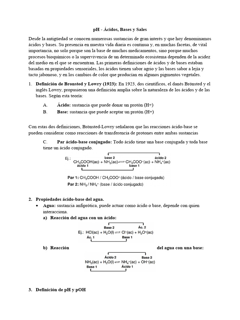 pH | PDF | Ph | Ácido