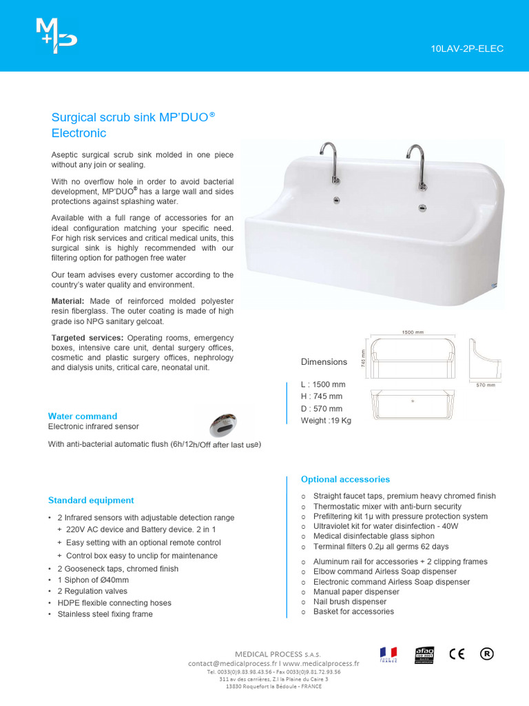 Surgical Scrub Up Through MPDUO | PDF | Tap (Valve) | Surgery