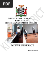 Home Economics Notes | PDF | Home Economics