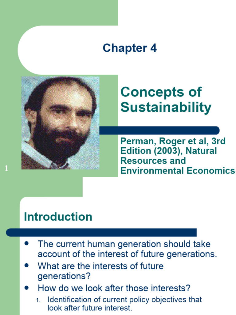 Chapter 4 | PDF | Resource | Sustainability