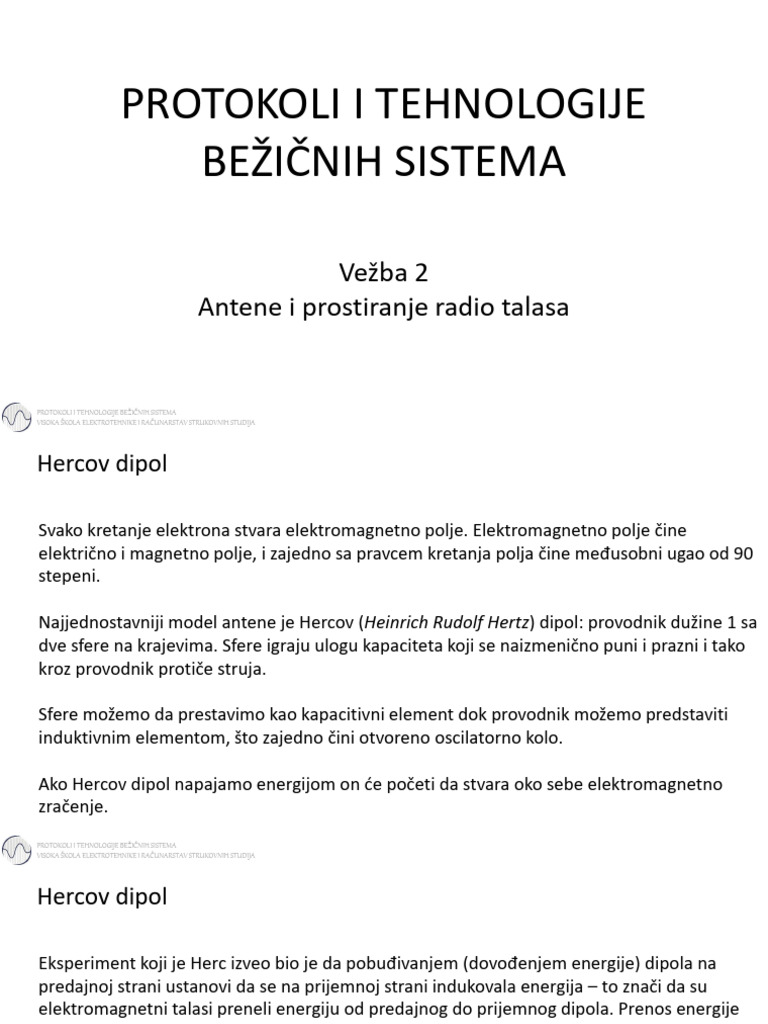 Antene I Prostiranje Radio Talasa | PDF