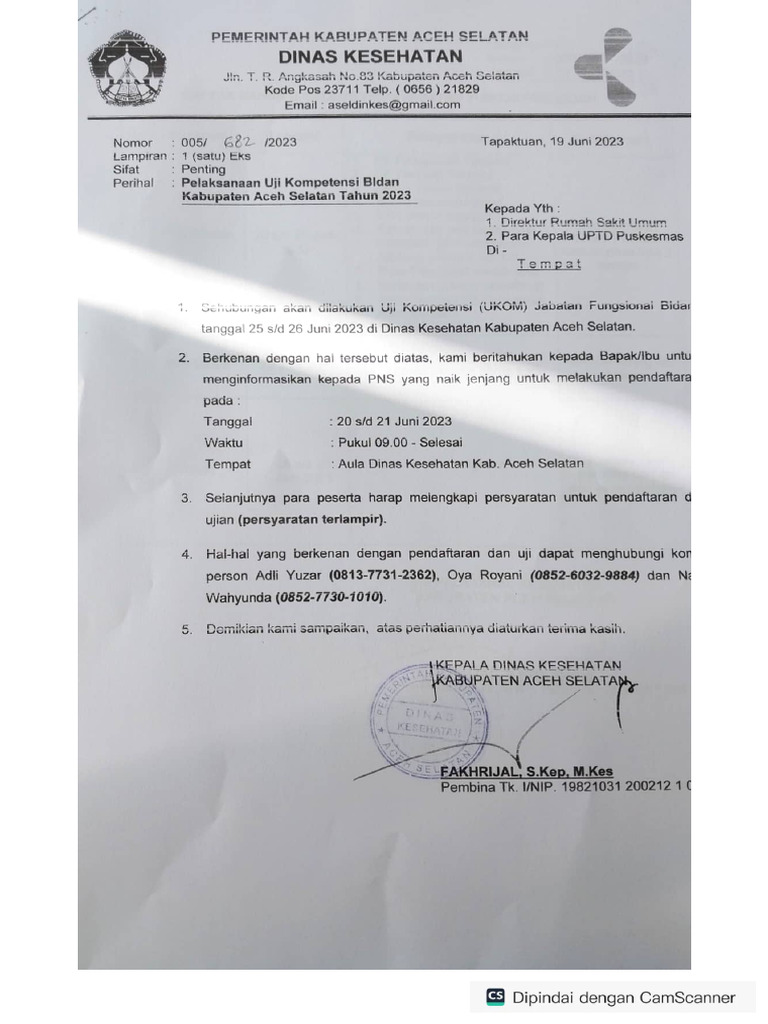 Pelaksanaan Ukom Bidan | PDF