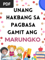 Aralin 1-3 Marungko Approach | PDF