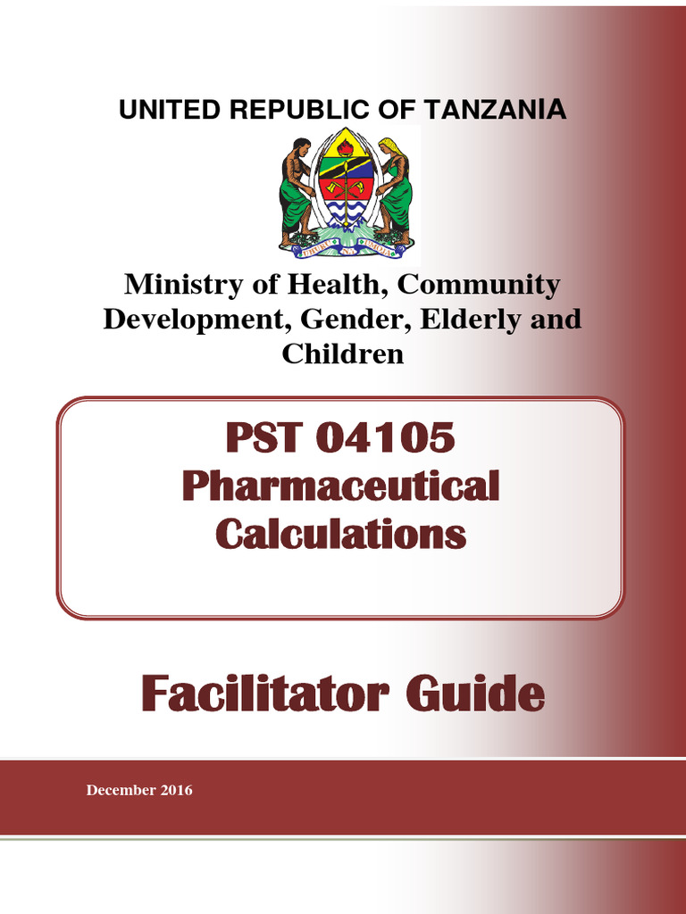 Pharmaceutical Calculation-1 | PDF | Litre | Dose (Biochemistry)