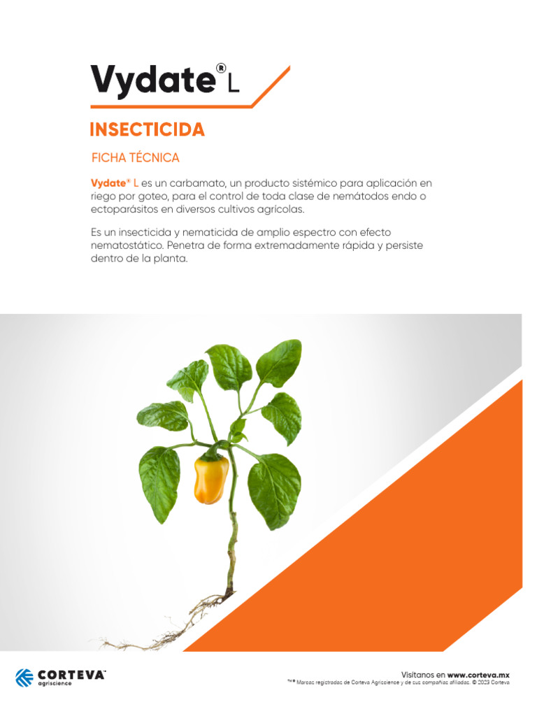 F.T. Vydate L | PDF | Riego | Agua