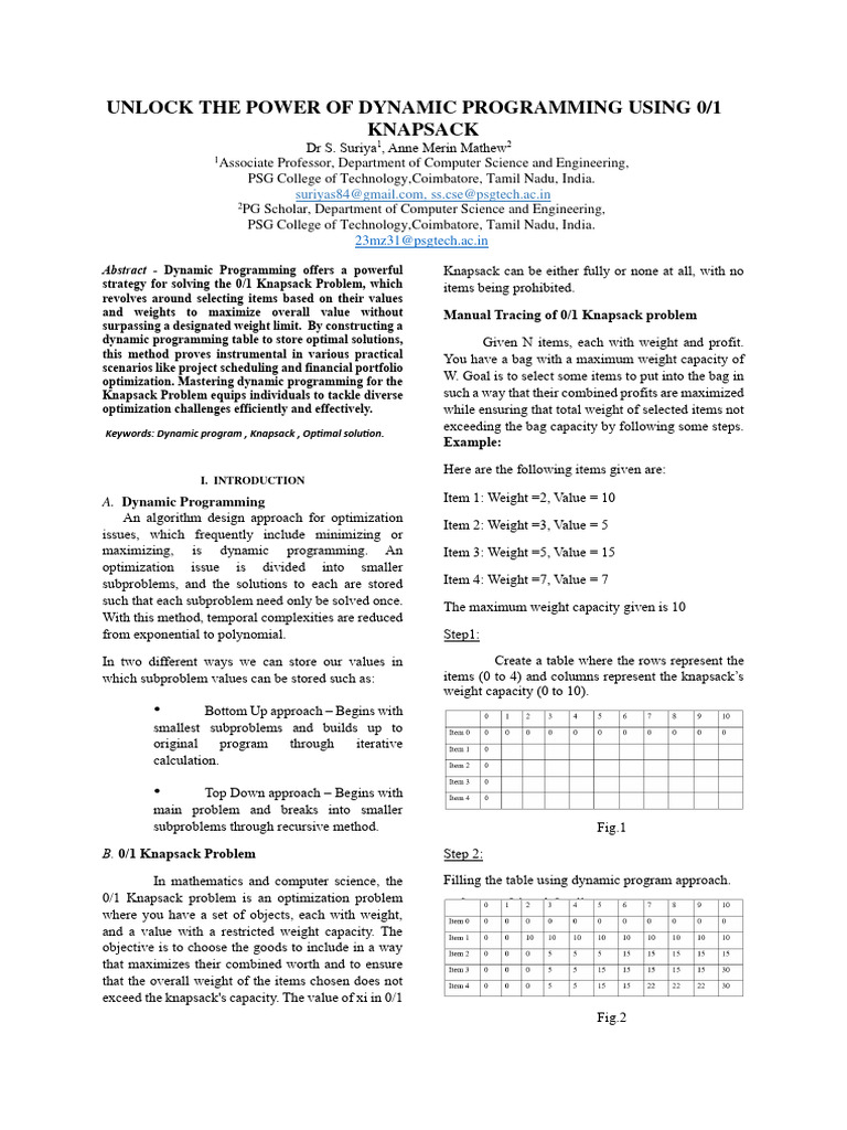 Dynamic Programming Ieee Pdf Dynamic Programming Mathematical Optimization