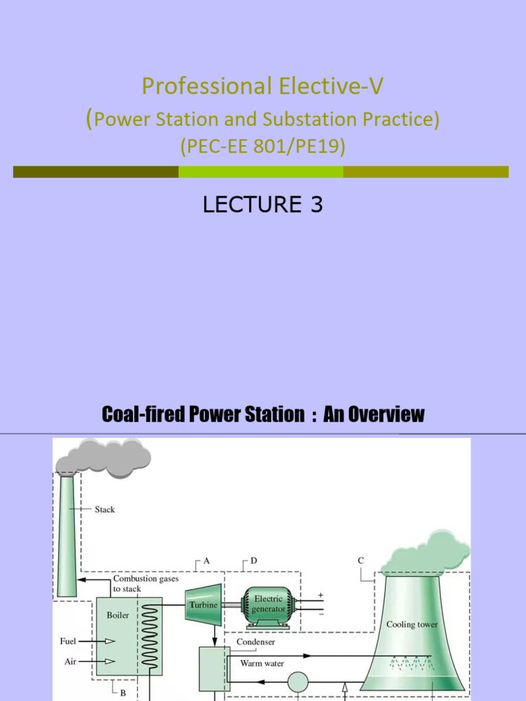 Lecture 3 | PDF | Fossil Fuel Power Station | Power Station