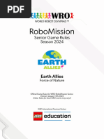 WRO 2025 RoboMission Junior Game Rules | PDF | Rover (Space Exploration ...