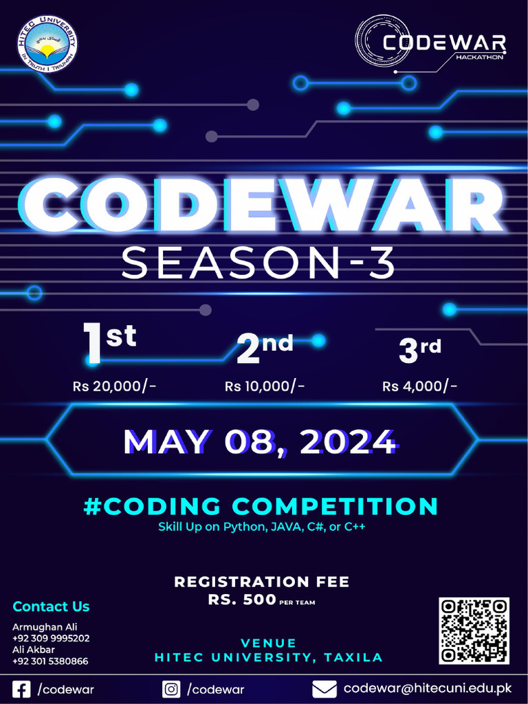 CodeWar Season 3-Poster | PDF