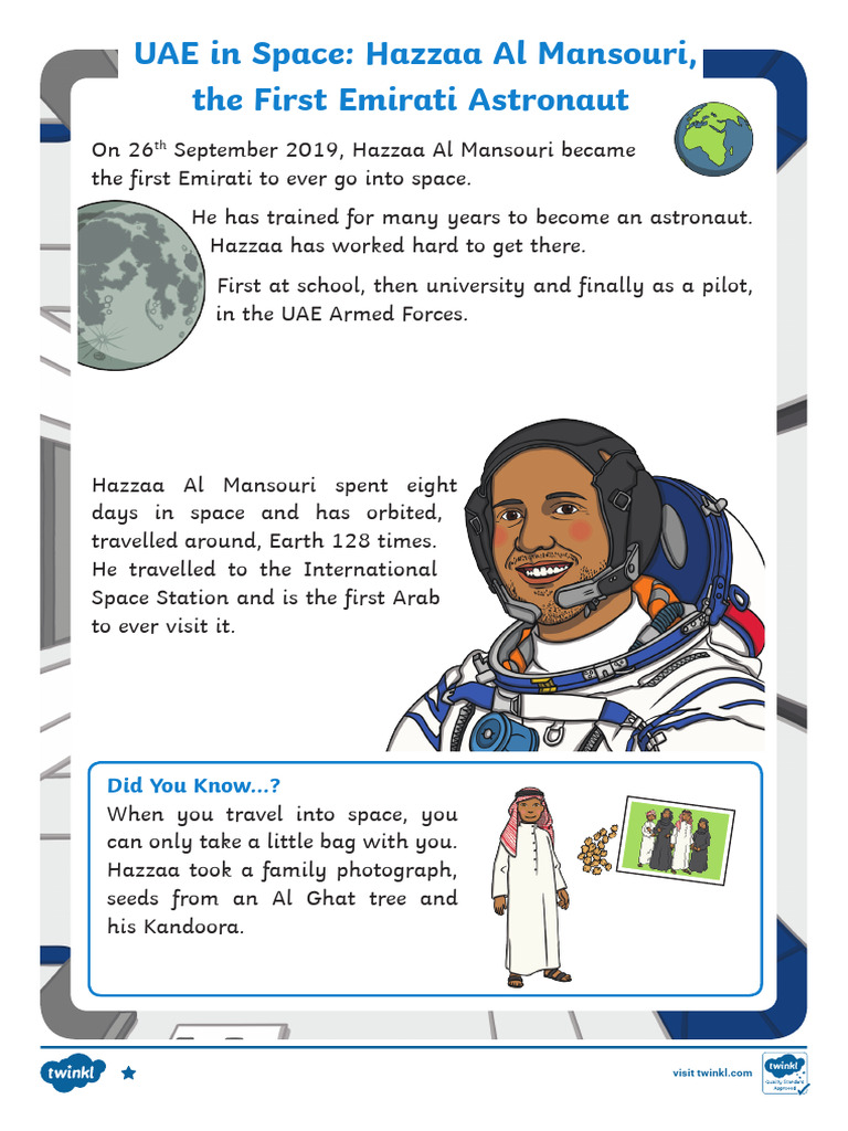 Pages 7-10 Please | Download Free PDF | Astronauts | United Arab Emirates