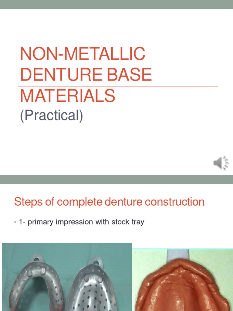 Practical Non Metallic Denture Base | PDF | Dentures | Secondary Sector Of The Economy