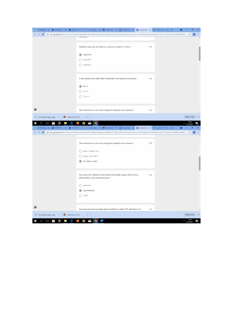 Cuestionario 02 de Redes | PDF