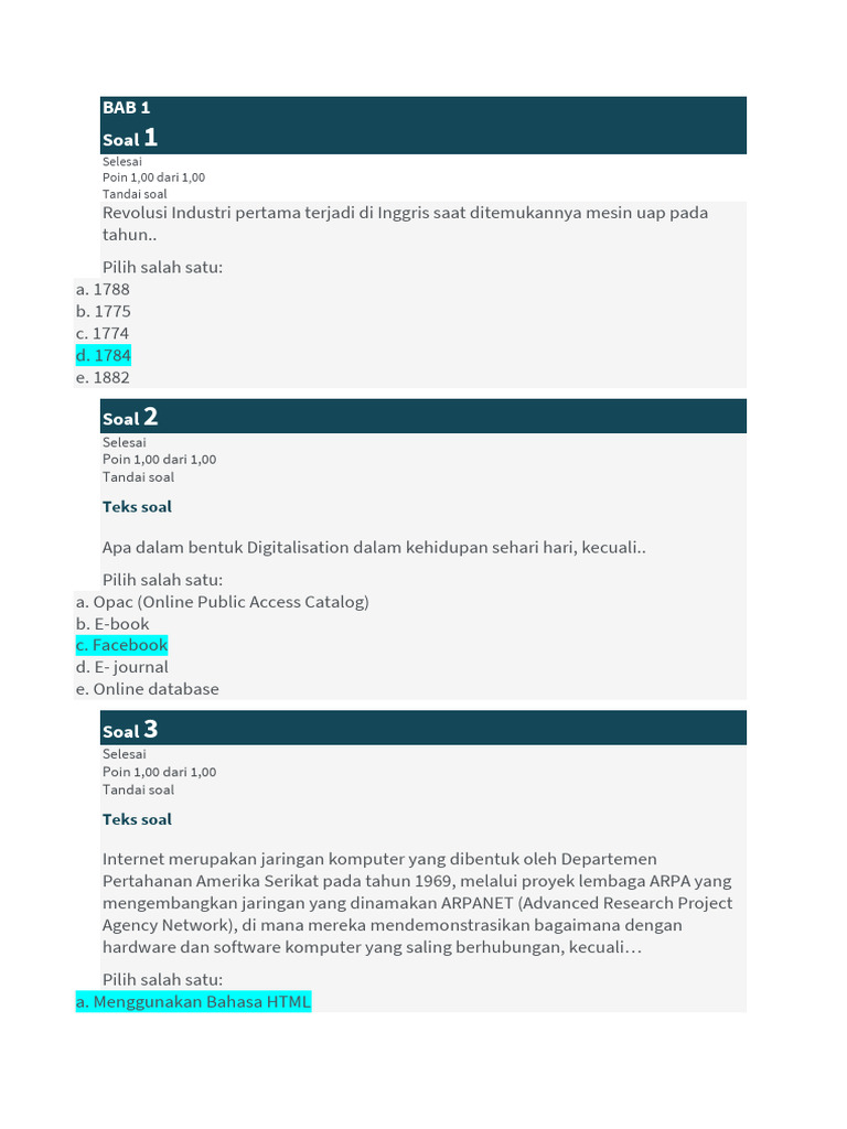 Bahan Uts Datray | PDF | Komputer