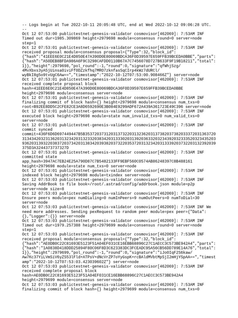 Chain Log 135 | PDF | Computer Science | Internet Protocols