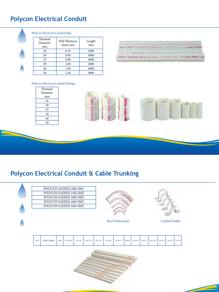 Polycon Electrical Conduit Specs | PDF