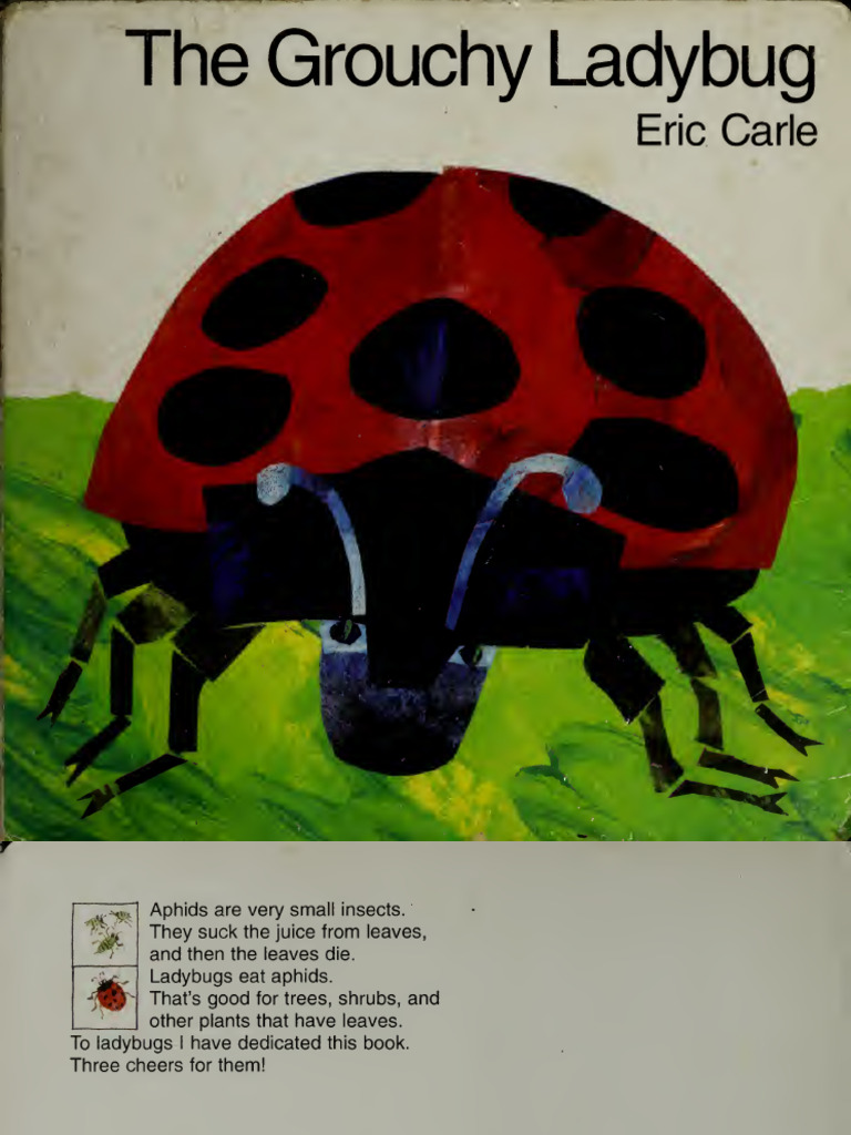 The Grouchy Ladybug - Eric Carle - 1st Board Book Ed - , New York, 1999 ...