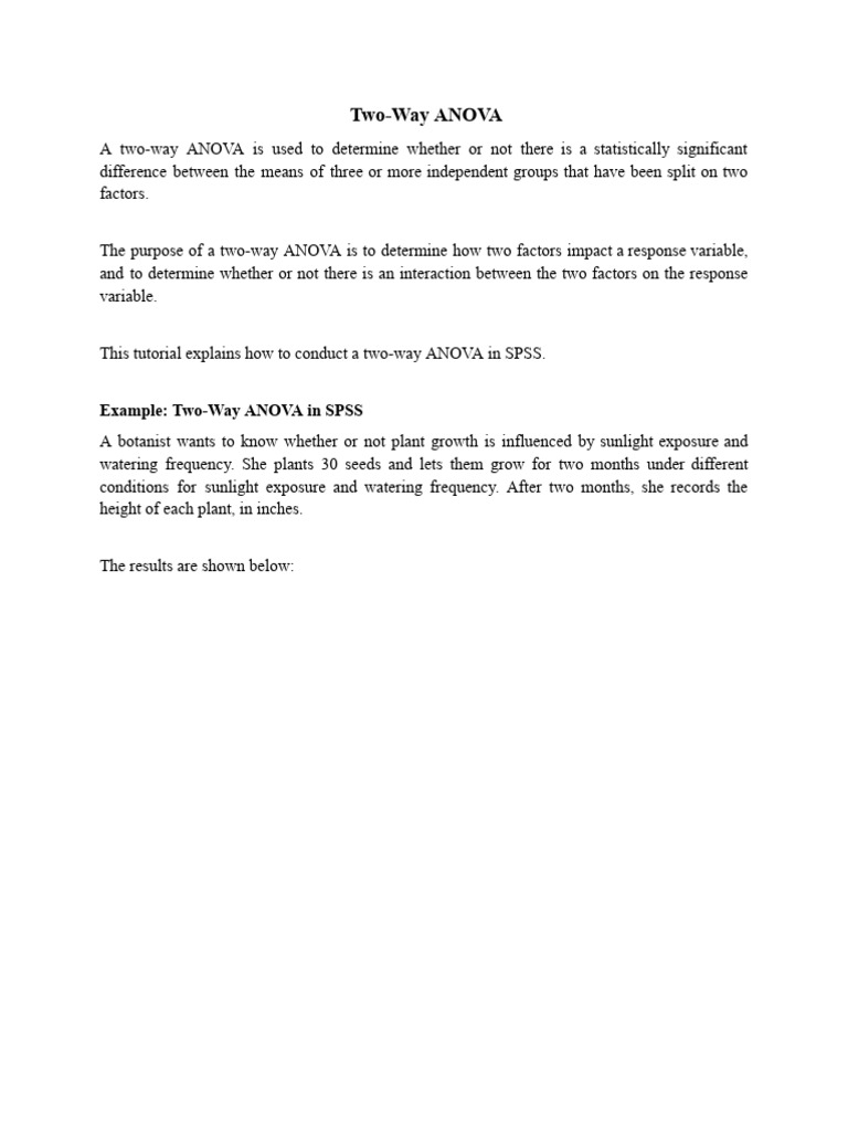 B 8.2 Two-Way ANOVA | PDF | Analysis Of Variance | Statistics