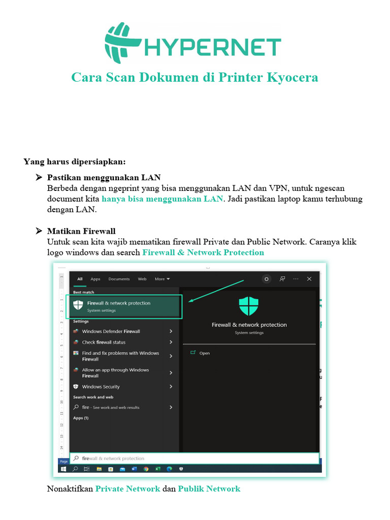 Cara Scan Dokumen Di Printer Kyocera | PDF