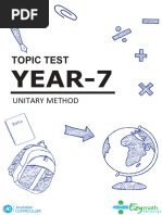Unitary Method Practice Questions | PDF