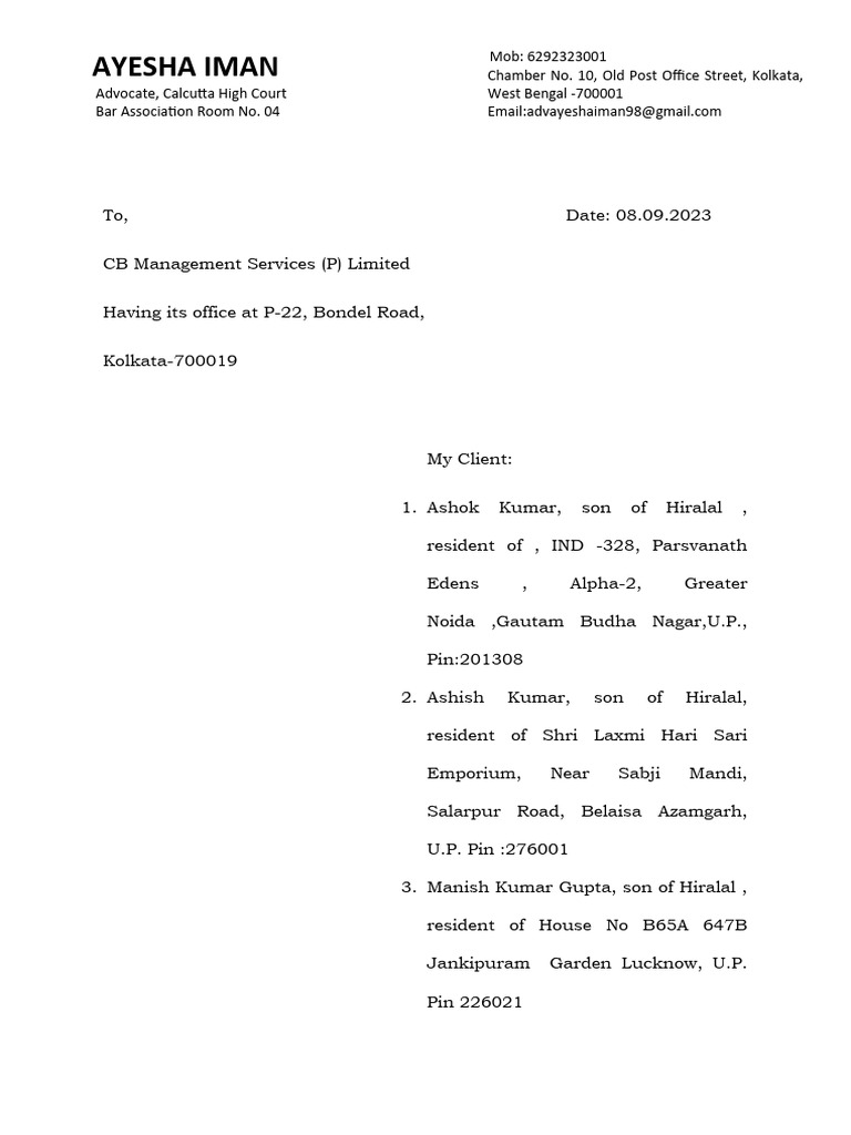 Draft Letter | PDF | Financial Markets