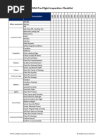 Pre Check Flight - Post Flight | PDF | Unmanned Aerial Vehicle | Aircraft