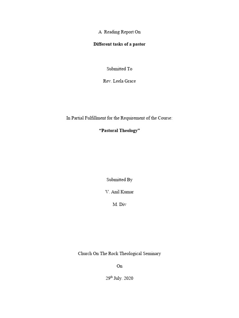 Roles Of The Pastor Pdf Disciple Christianity Jesus